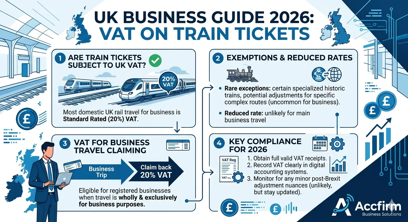 VAT on Train Tickets UK 2026 Business Travel Reclaim Guide